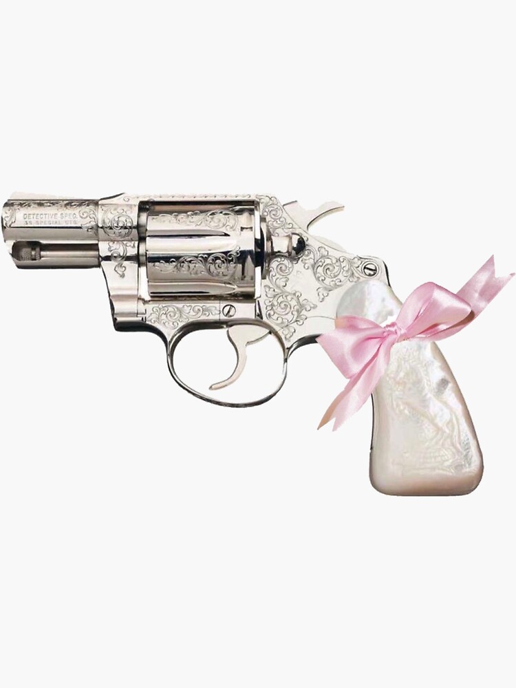 "coquette gun aesthetic" Sticker for Sale by stxri | Redbubble