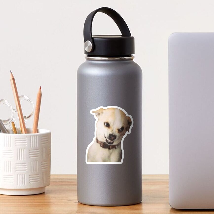 "Angry Dog Meme Sticker " Sticker for Sale by Skayne | Redbubble