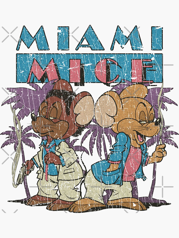 "Miami Mice 1984" Sticker for Sale by AstroZombie6669 | Redbubble