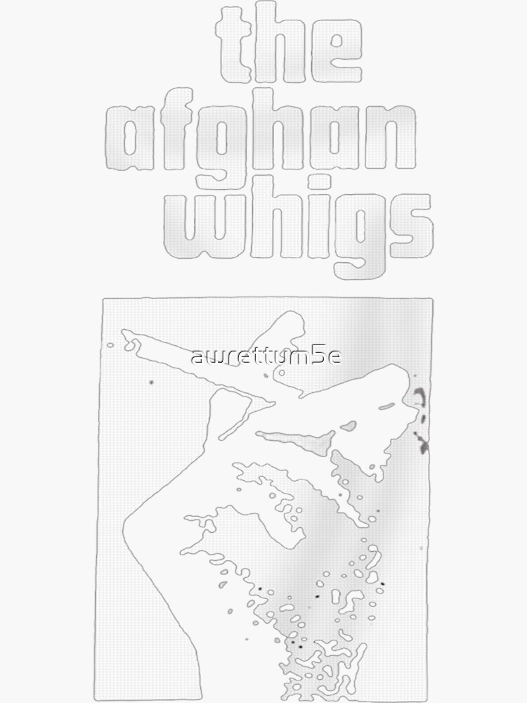 "The Afghan Whigs art" Sticker for Sale by awrettum5e | Redbubble