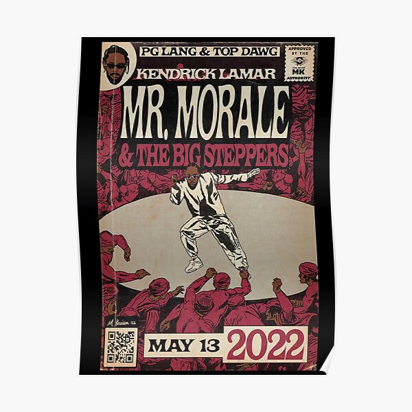 "Kendrick Lamar Mr Morale The Big Steppers" Poster for Sale by ...