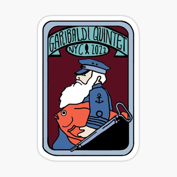 "Captain John" Sticker for Sale by GaribaldiBand | Redbubble