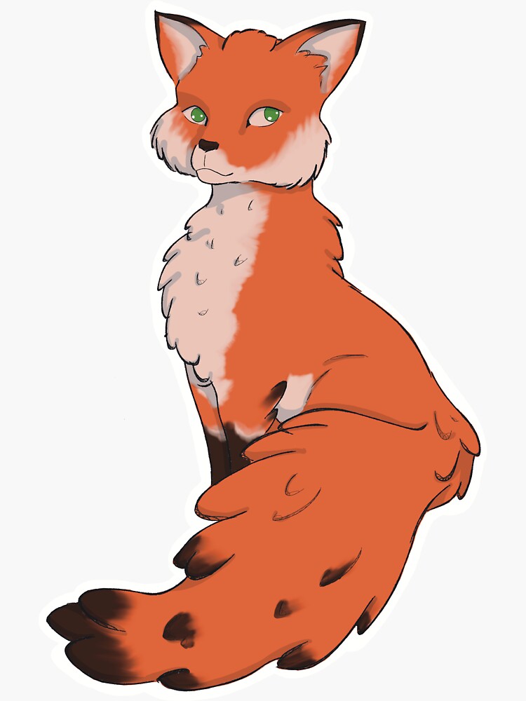 "Enfield fox" Sticker for Sale by ShyOwlArt | Redbubble
