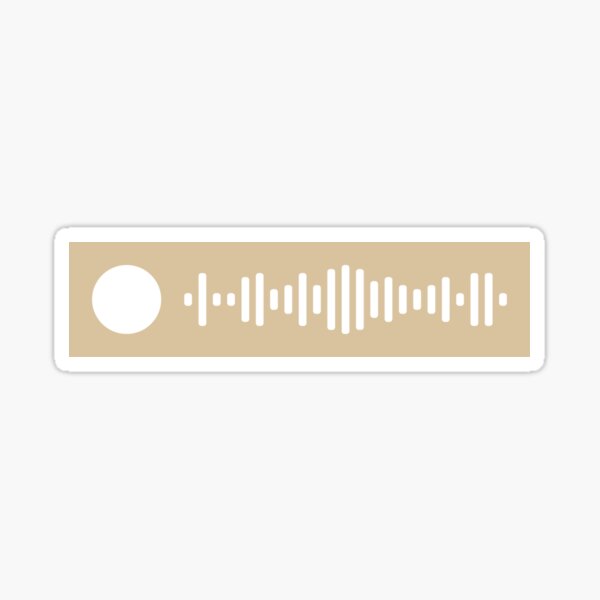 "Stay Beautiful Spotify Code - Taylor Swift Debut" Sticker for Sale by ...