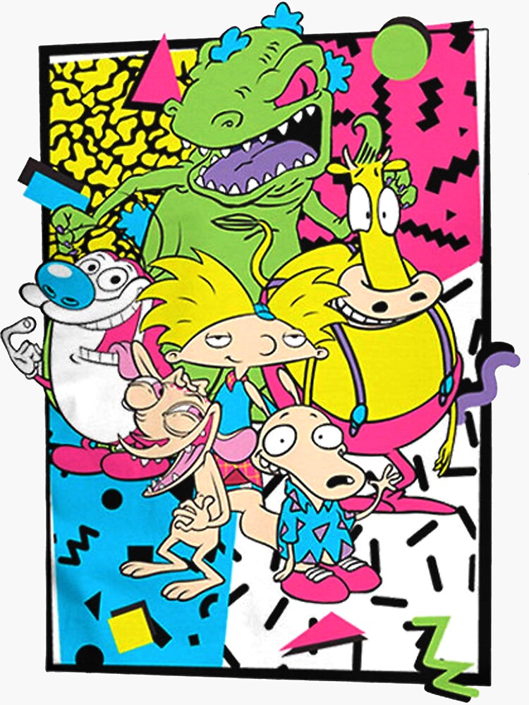 "Rocko's Modern Life Cartoons" Sticker for Sale by MONICA403 | Redbubble