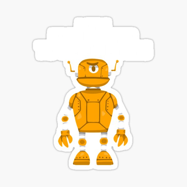 "Vintage Retro I Was Programmed To Be Like This Gifts Best Men" Sticker ...