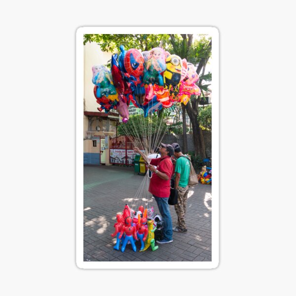 "Selling Balloons" Sticker for Sale by rossacampbell | Redbubble