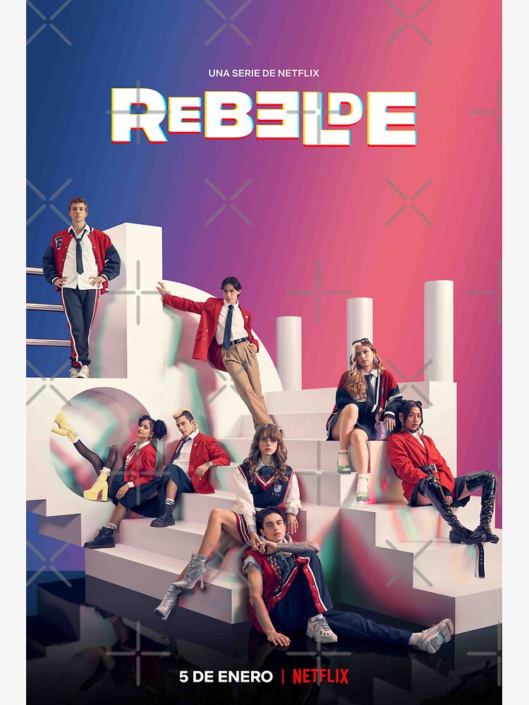 "rebelde netflix" Sticker for Sale by widbrugsarah | Redbubble