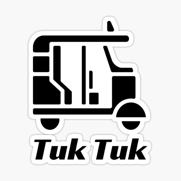 "Tuk Tuk , Tree wheel Design" Sticker for Sale by dineshshop1 | Redbubble