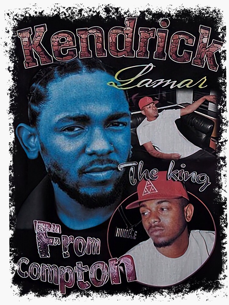 "Kendrick Lamar Vintage" Sticker for Sale by SkylarFeil | Redbubble
