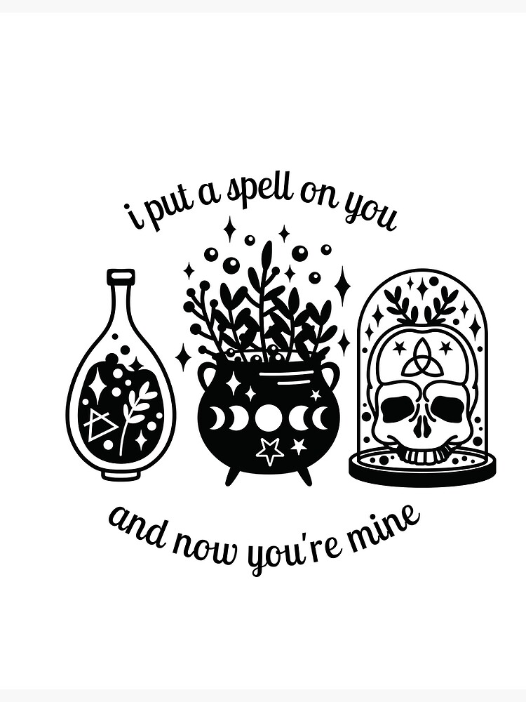 "Magic Hocus Pocus Halloween Potion Spell" Poster for Sale by sepiatome ...