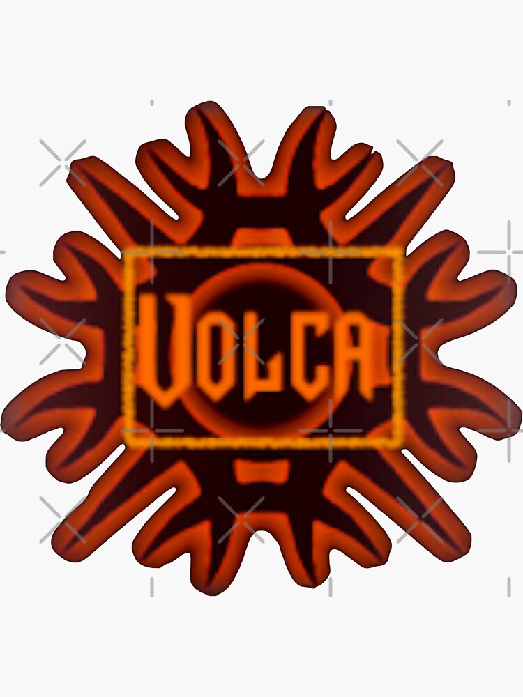 "Primal Demon Realm Volca" Sticker for Sale by jakersvelmax | Redbubble