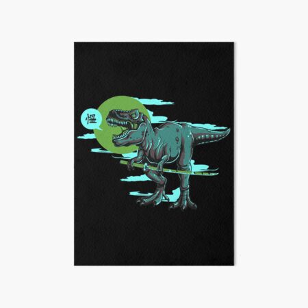 "T-Rex Samurai" Art Board Print for Sale by Aleksander37 | Redbubble