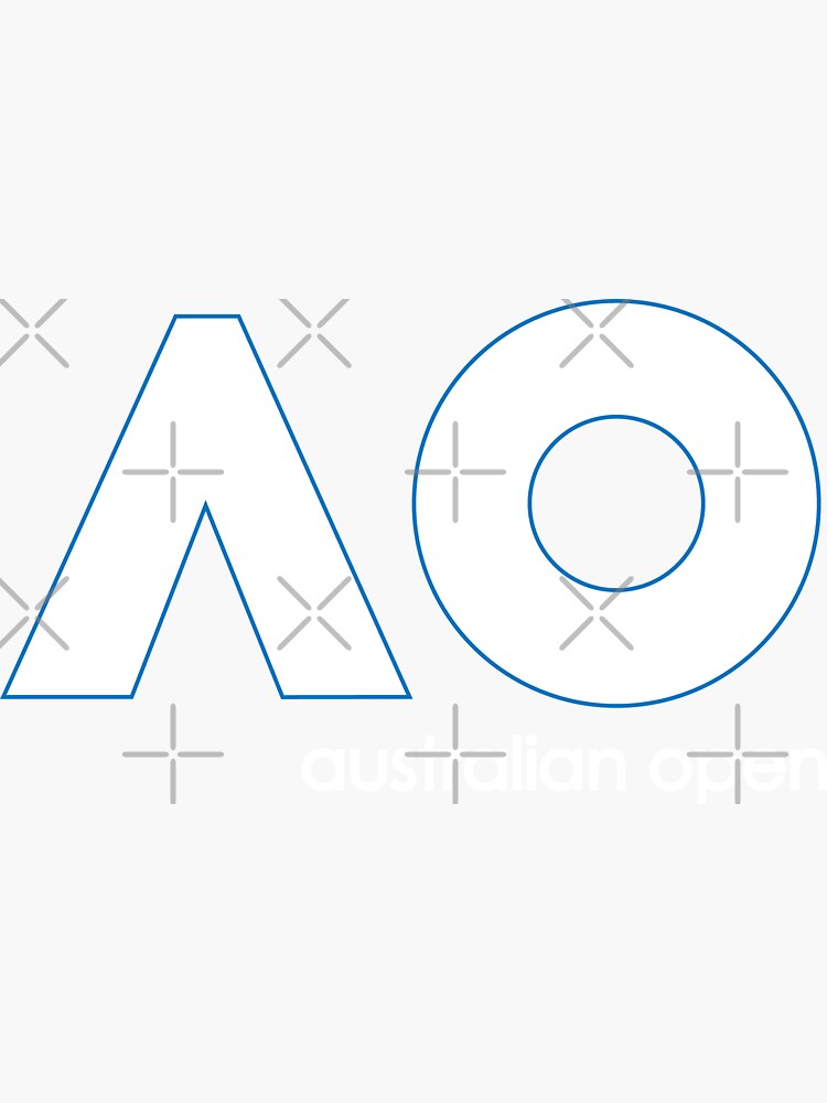 "AUSTRALIAN OPEN-OFFICAL LOGO" Sticker for Sale by Cotton4u | Redbubble