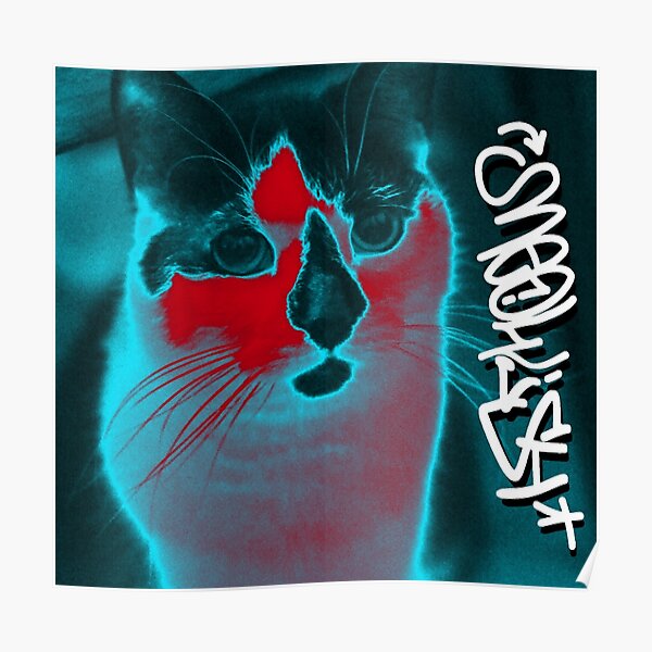 Póster «Meowish / Logo - Bobette - Edición Mechanical Cat (versión con ...