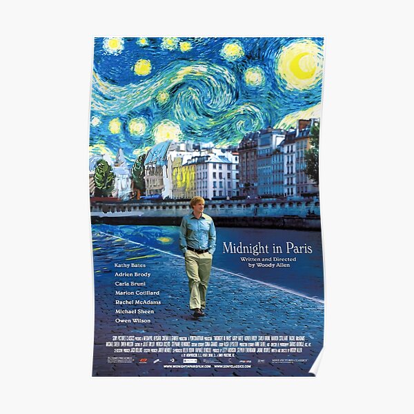 "Midnight in Paris" Poster for Sale by mcminn76 | Redbubble