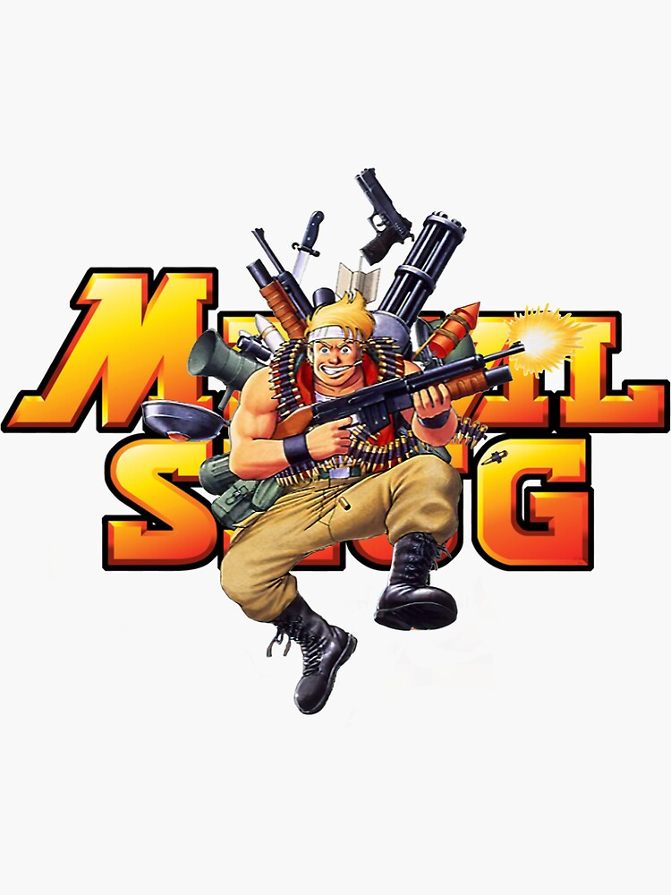 "Metal slug logo gamer" Sticker for Sale by vanminh036 | Redbubble