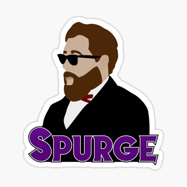 "Spurge Spurgeon Sunglasses Design " Sticker for Sale by Brauzruss ...