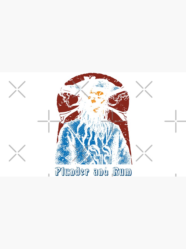 "BLACKBEARD - PLUNDER AND RUM" Cap for Sale by Madjack66 | Redbubble