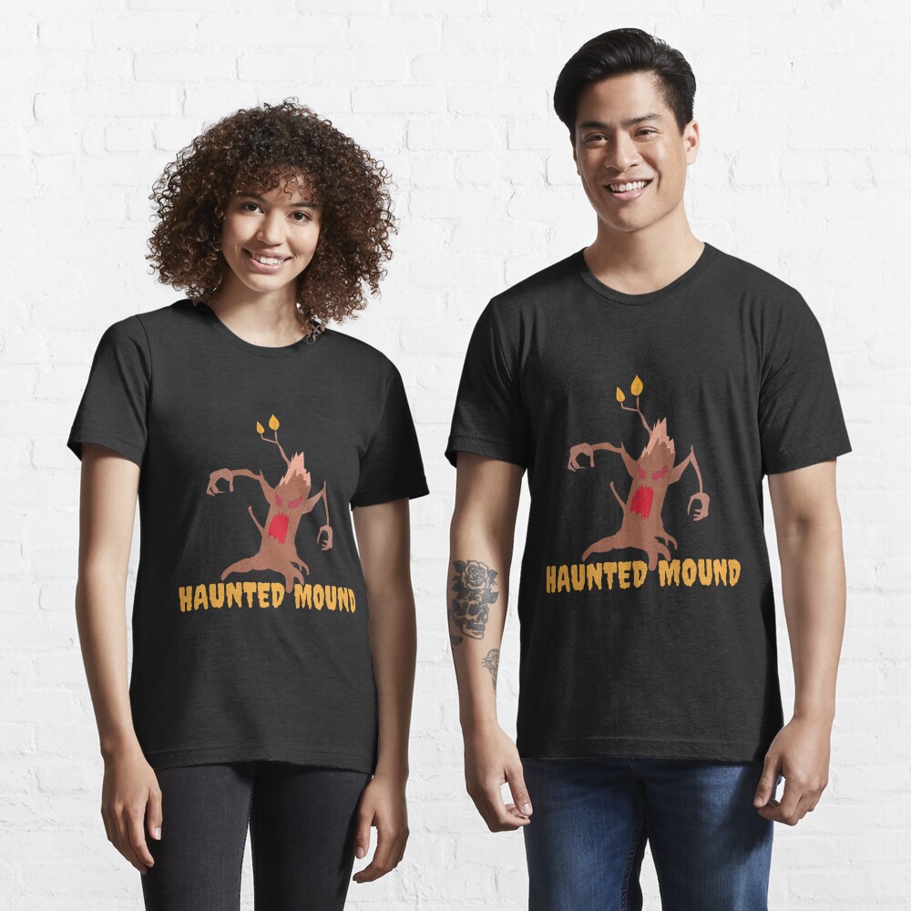 "haunted mound ghost tree scary face" T-shirt for Sale by UnaWiegand ...