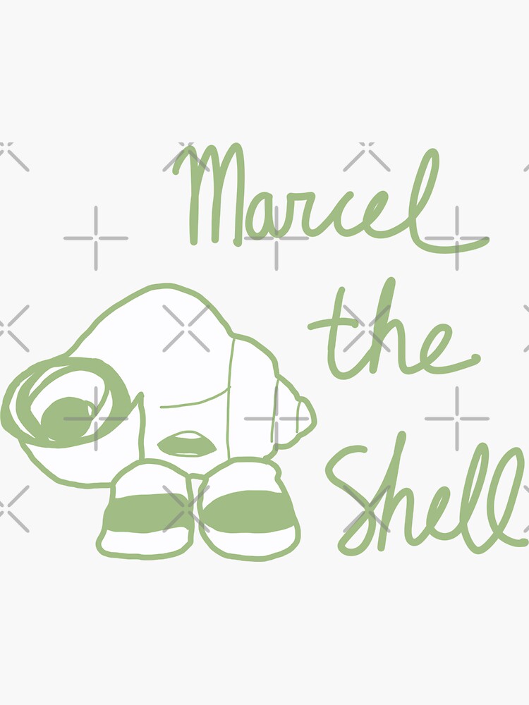 "Marcel the shell" Sticker for Sale by Kwynnalge | Redbubble
