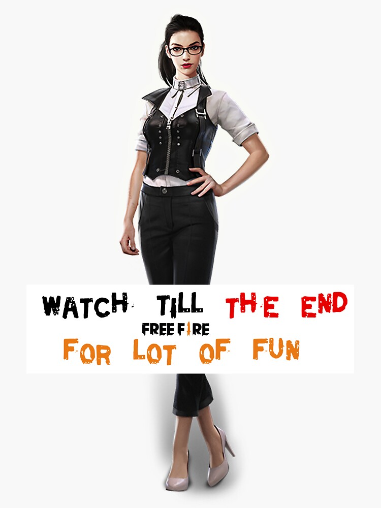 "FreeFire Kelly" Sticker for Sale by DGArtist1122 | Redbubble