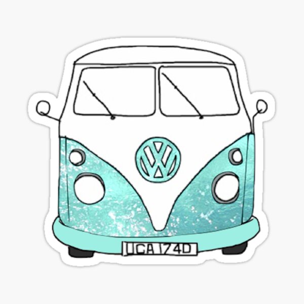 "Vintage Van" Sticker for Sale by emilyrigby147 | Redbubble