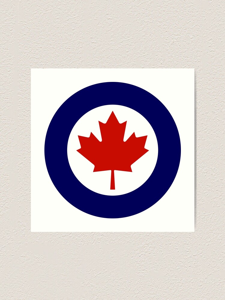 "Roundel of the Royal Canadian Air Force" Art Print for Sale by ...
