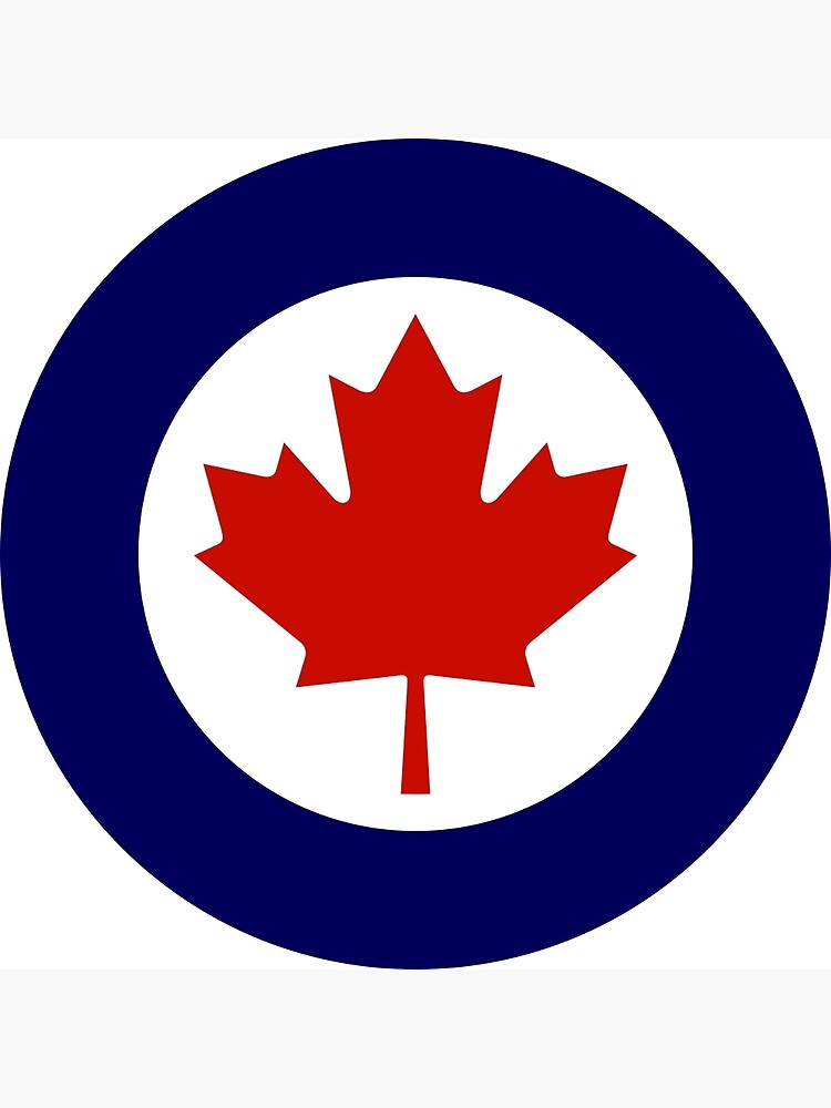 "Roundel of the Royal Canadian Air Force" Art Print for Sale by ...