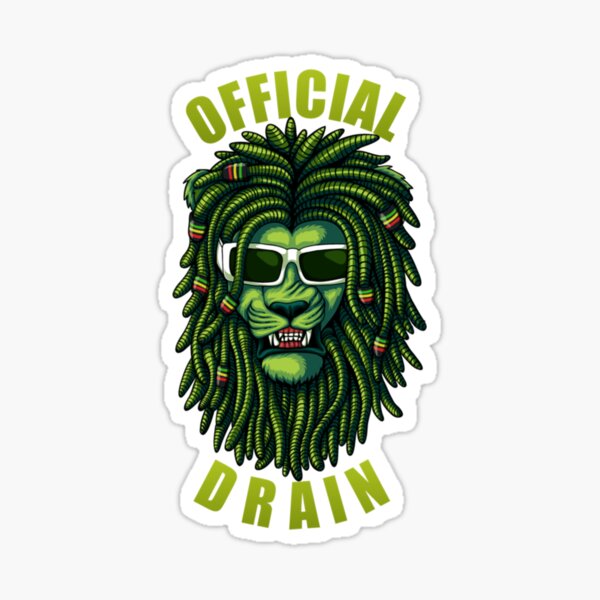 "of official drain " Sticker for Sale by NicholasShirley | Redbubble