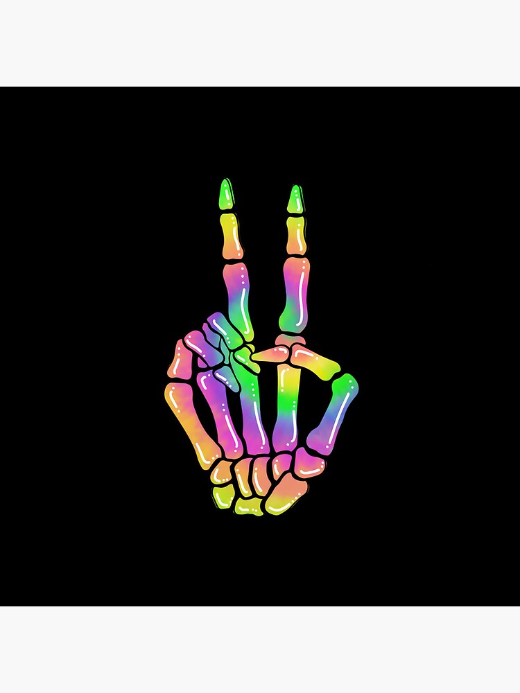 "Skeleton Peace Sign - Skeleton Hand - Peace - Funny Skeleton - Peace ...