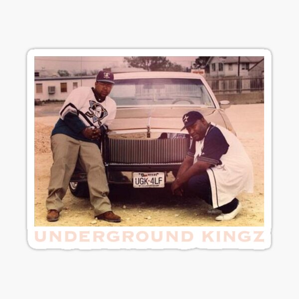"UGK - UNDERGROUND KINGZ " Sticker for Sale by StanleyFritsch | Redbubble