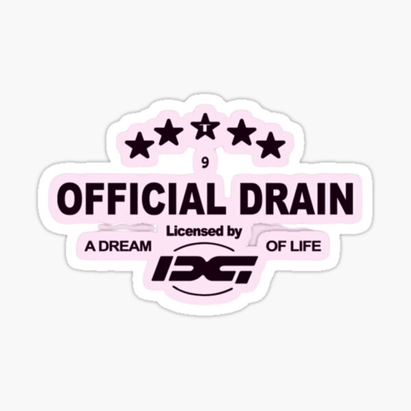 "Official Drain" Sticker for Sale by NicholasShirley | Redbubble