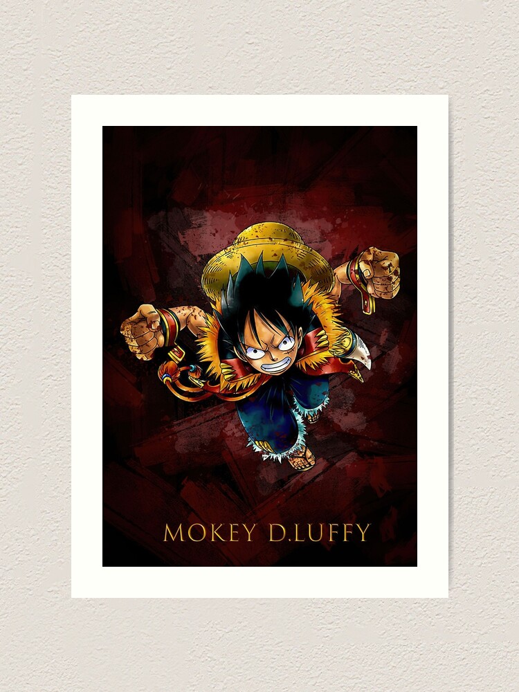 "One Piece Luffy" Art Print for Sale by StephanieBen | Redbubble