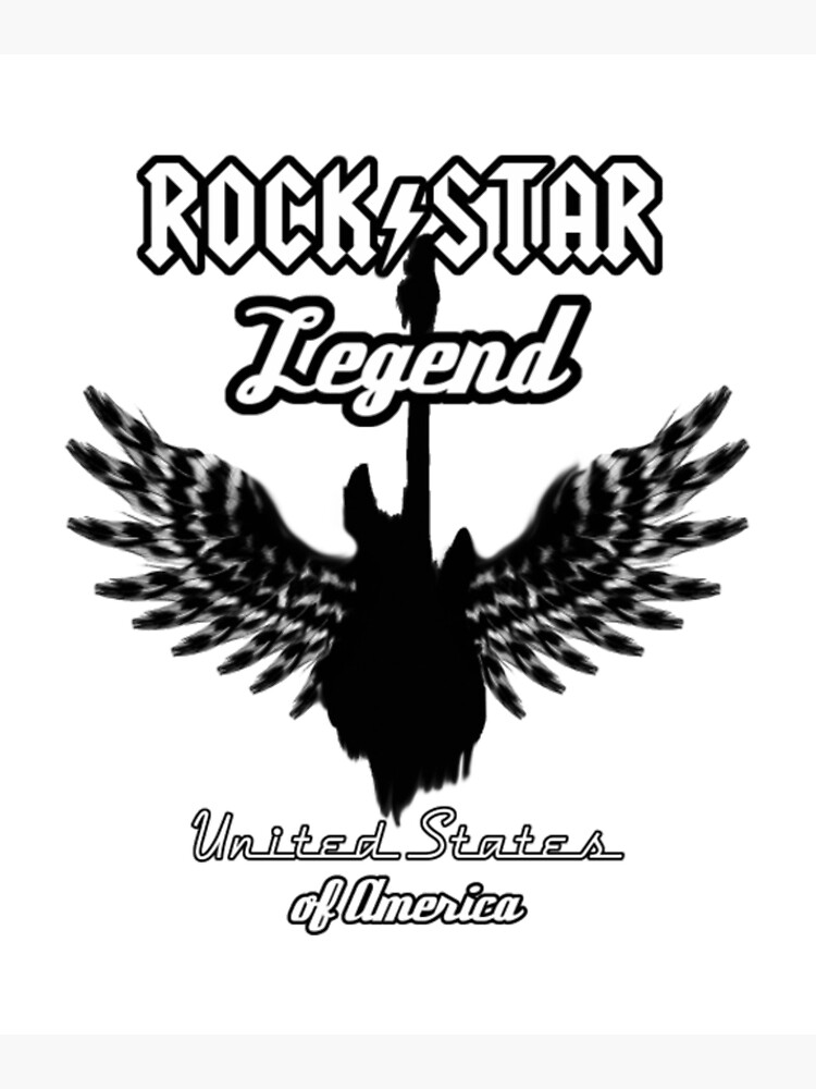 "Rock Star Legend Usa" Poster for Sale by RusMas | Redbubble