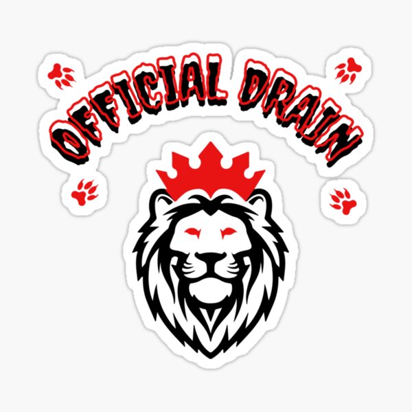 "Official Drain " Sticker for Sale by NicholasShirley | Redbubble