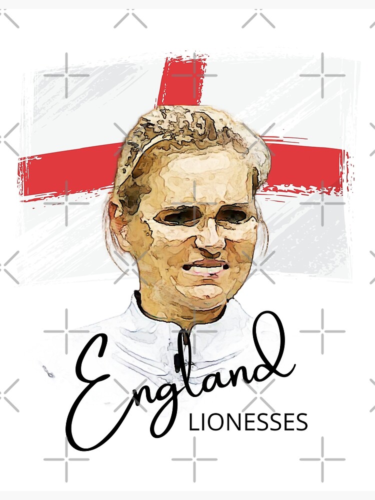 "England Lionesses Women's Football" Poster for Sale by martjfaulkner ...
