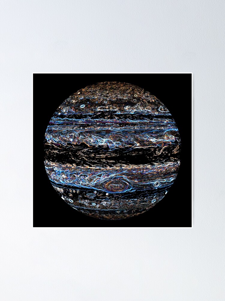 "Neon Jupiter" Poster by bobbooo | Redbubble