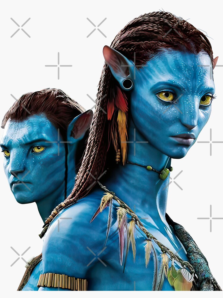 "Avatar - The Way Of Water Neytiri And Jake Sully" Sticker for Sale by ...