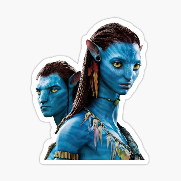 "Avatar - The Way Of Water Neytiri And Jake Sully" Sticker for Sale by ...