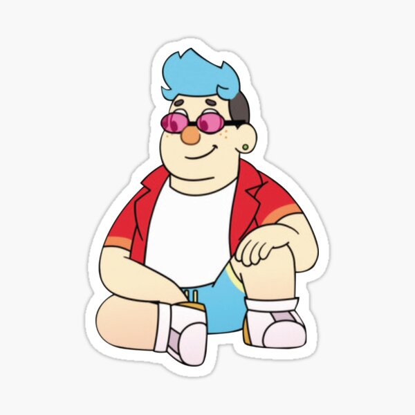 "barney " Sticker for Sale by NerdyArtyGoods | Redbubble