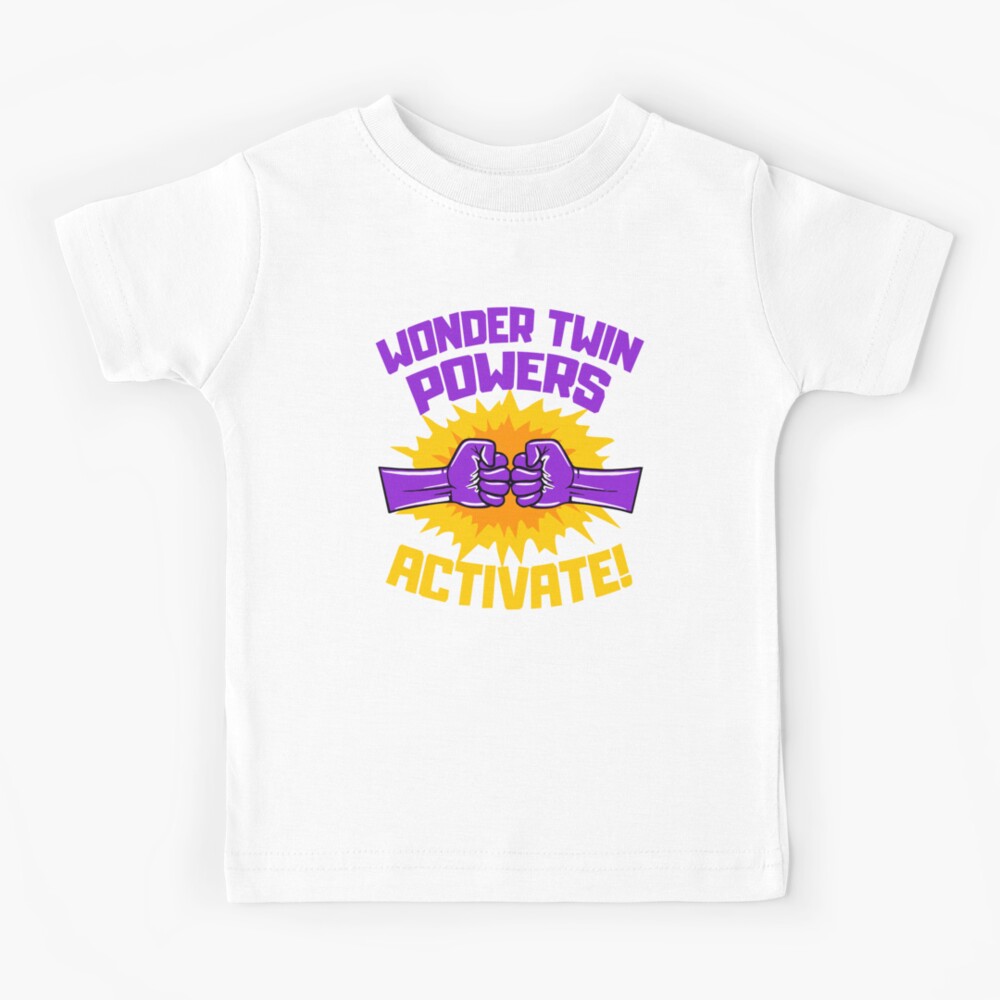 "Wonder Twins Powers Activate" Kids T-Shirt for Sale by NUMAcreations ...