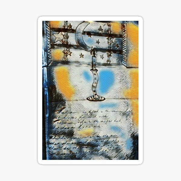 "Candle in the window color" Sticker for Sale by Dantezander123 | Redbubble