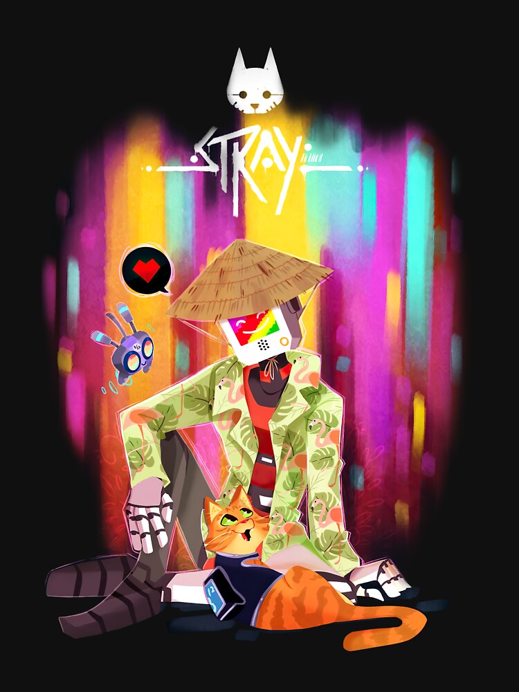 "stray game galaxy" T-shirt for Sale by Danicaro79 | Redbubble | stray ...