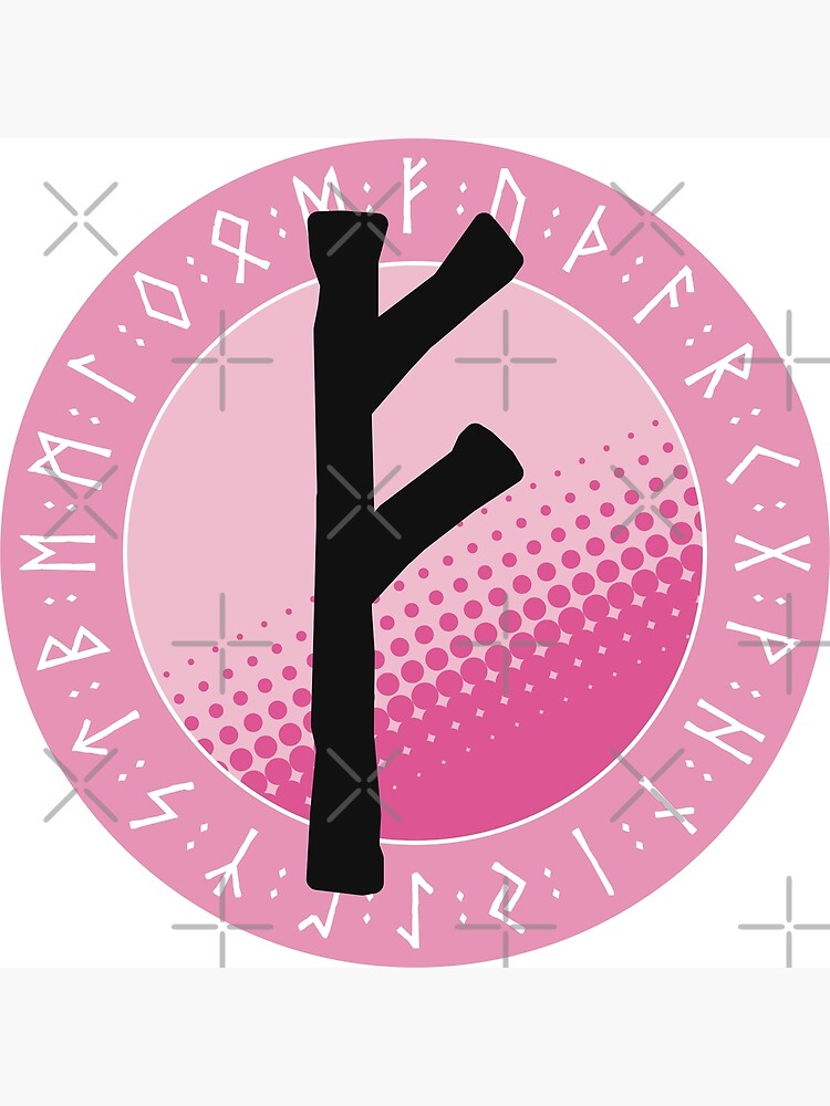 "Fehu (Wealth) - Viking Runes and Runic Symbols" Poster for Sale by ...