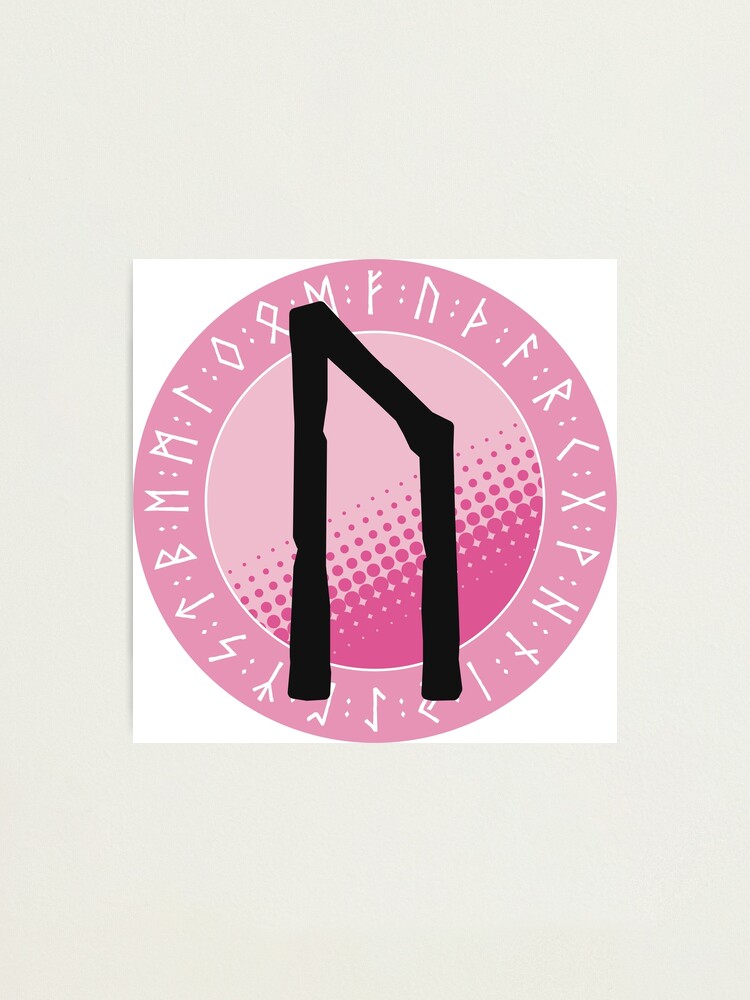 "Uruz (Strength) - Viking Runes and Runic Symbols" Photographic Print ...