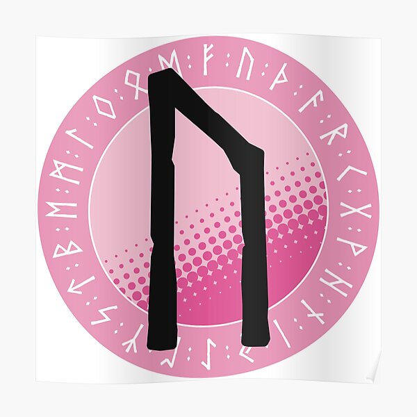 "Uruz (Strength) - Viking Runes and Runic Symbols" Poster for Sale by ...