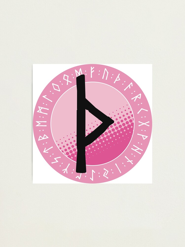 "Thurisaz (Thorn) - Viking Runes and Runic Symbols" Photographic Print ...