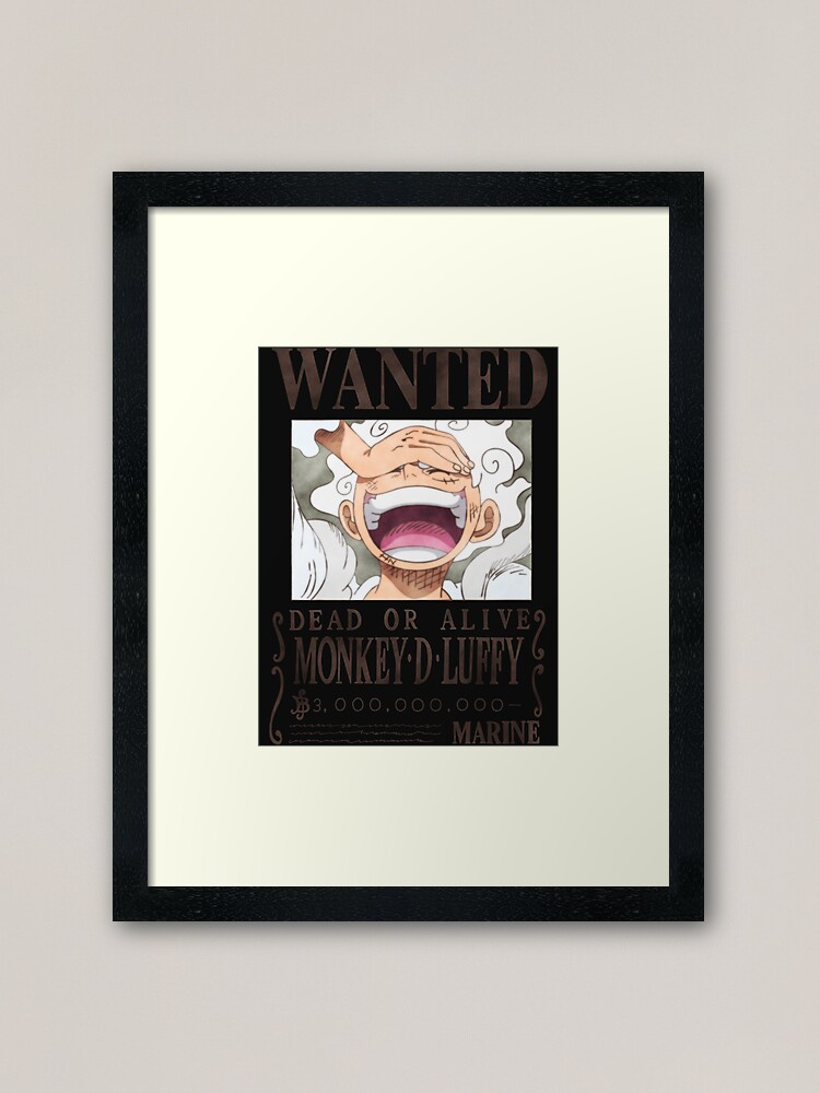 "One Piece Wanted new bounty poster Monkey D Luffy Gear 5 Joy Boy ...