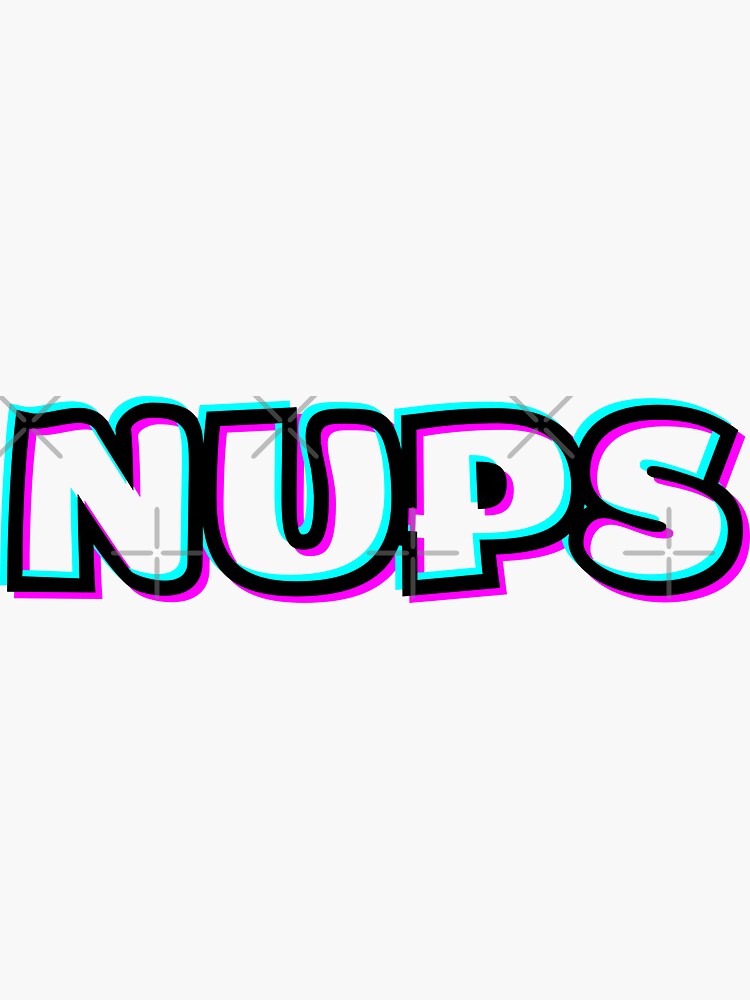 "Toit Nups Friendship and Couples Design" Sticker for Sale by ...